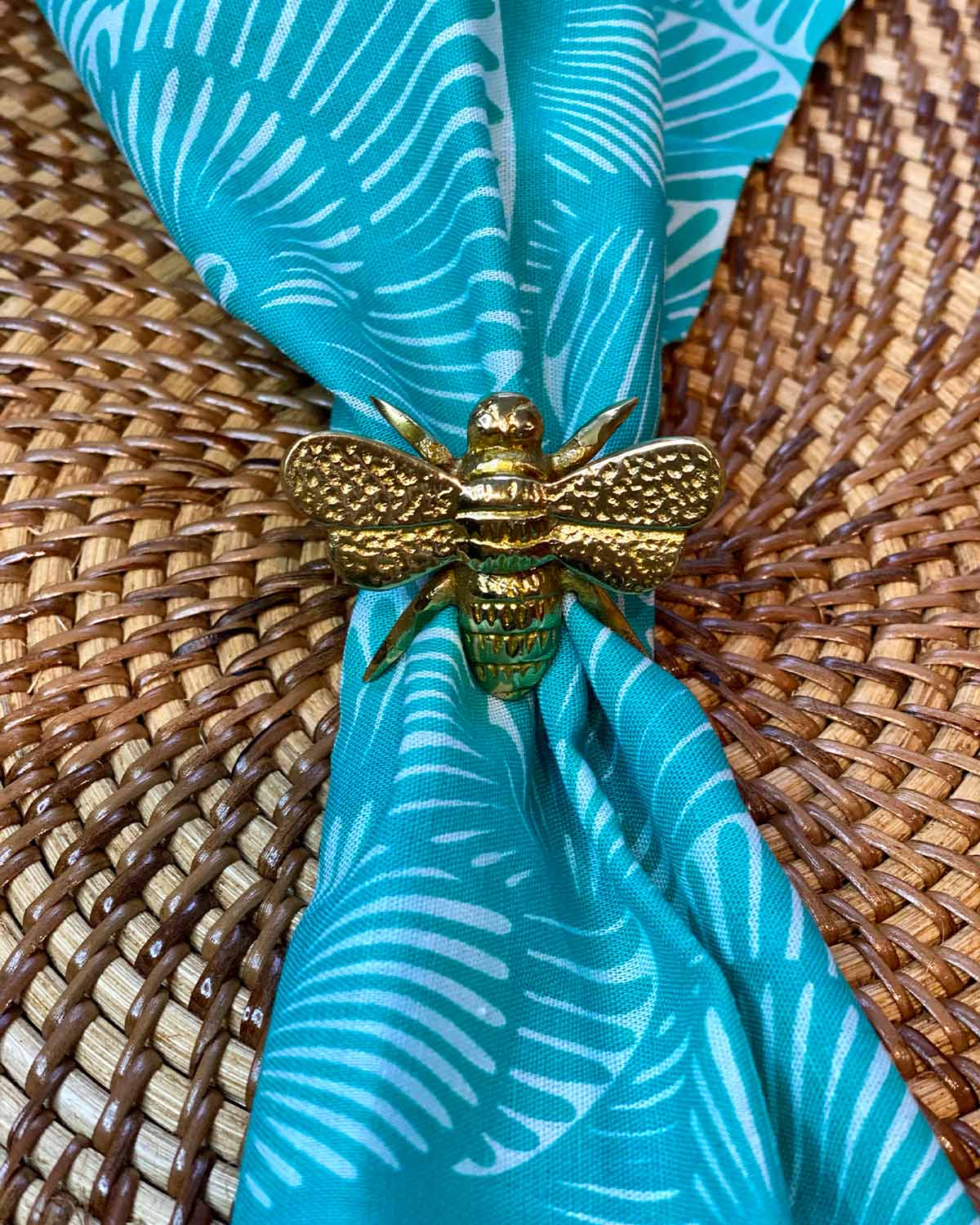 Bee Napkin Rings - Set of 2 – White Ginger Tanglin